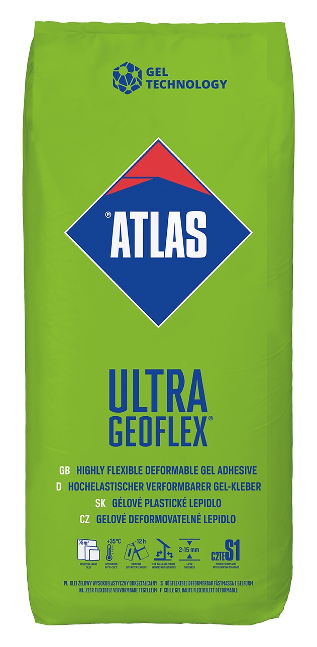 ATLAS Ultra Geoflex Gelkleber 25KG (C2TE S1) - Terra Baustoffe